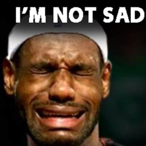 Lebron James Crying Meme Crying Lebron Meme Takes Off After Cleveland