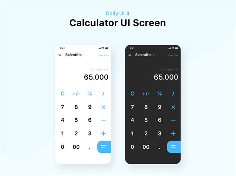 Daily UI 4 Calculator App By Hafizdzaki Mcd UI Designer On Dribbble
