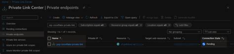 Configure Azure Private Link Connectivity With Snowflake InterWorks