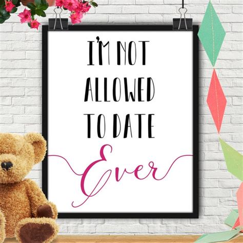 Not Allowed To Date Etsy UK