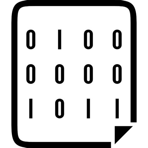 Binary Data Icon