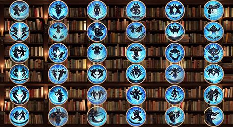 Artstation 250 Circle Skill Icons Pack Blue Edition Game Assets