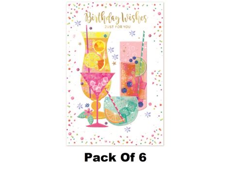 Simon Elvin Contemporary Female Birthday C50 31529 Greeting Cards