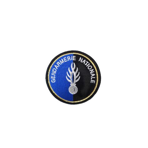 Ecusson De Bras Brodé Gendarmerie Flamme Amg Pro