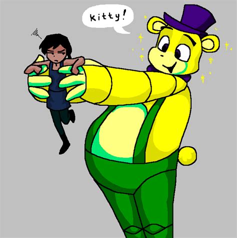 Qt On Twitter Fredbear Holding Cassidy Like A Kitty