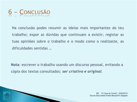 Elaboração De Um Trabalho Escolar