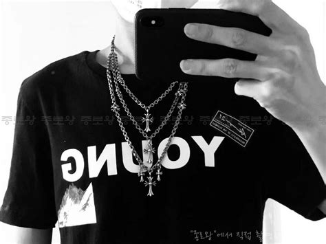 Chrome Hearts 크롬하츠 크로스 믹스 페이퍼 S 체인 목걸이 Chrome Hearts 종로왕