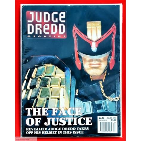 Judge Dredd Megazine 83 2000ad Magazine Comic Book 7 7 95 1995 Uk