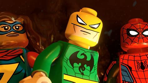 Lego Marvel Super Heroes Team Spider Man Iron Man She Hulk Iron First