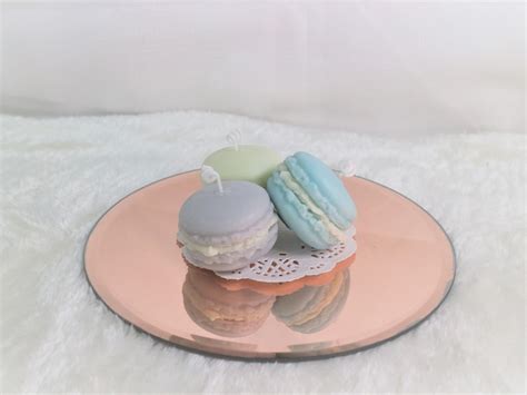 Macaron Candle Customised Scented Candles Handmade Desert Etsy Australia