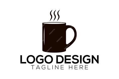 Vector De Logotipo De Taza Vector Premium