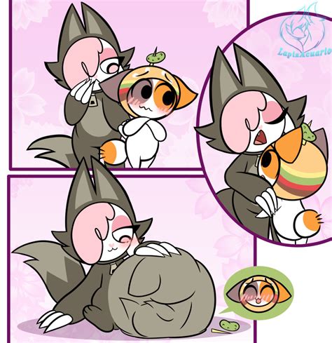 Rule 34 2girls Blush Canon Couple Cheezborger Chikn Nuggit Chikn