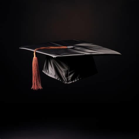 Premium AI Image School Graduation Cap Education Symbol Photorealistic Square Illustration