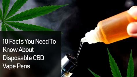 Ppt 10 Facts You Need To Know About Disposable Cbd Vape Pens Powerpoint Presentation Id10860887