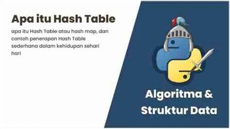 belajar algoritma and struktur data python 30 mendeklarasikan hash