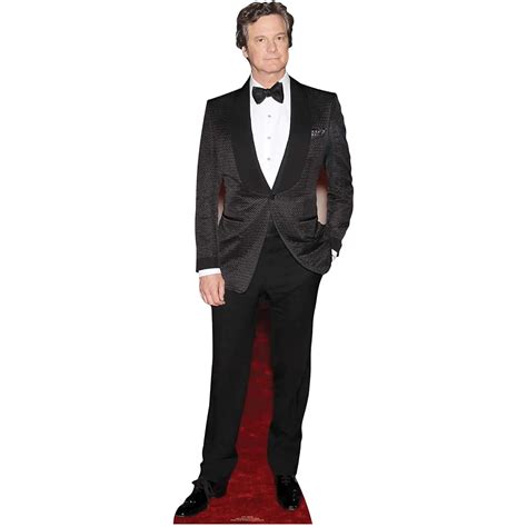 Colin Firth Black Suit English Actor Lifesize Cardboard Cutout