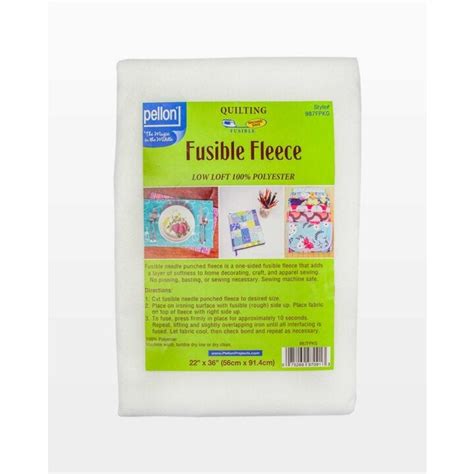 Pellon Fusible Fleece 45in X 60in Accuquilt