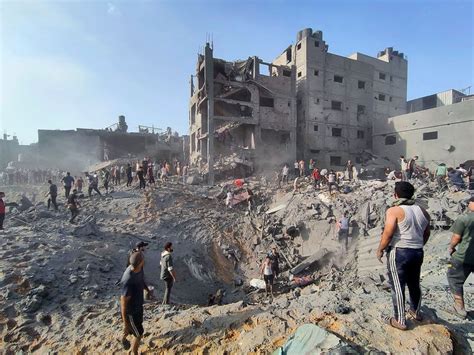 Jabalia Refugee Camp At Least 50 Killed In Israeli Air Strike In
