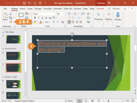 Format Painter In PowerPoint CustomGuide
