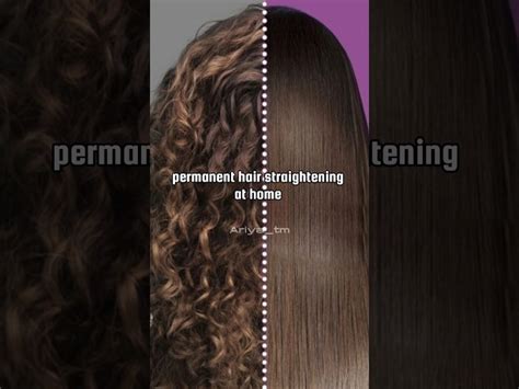 Permanent Hair Straightening At Home Shortsfypシ゚viral Permanenthair