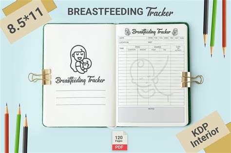 Breastfeeding Log Book Tracker Graphic By Creative Express · Creative