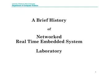PPT Real Time Aplications Of Embedded System PowerPoint Presentation
