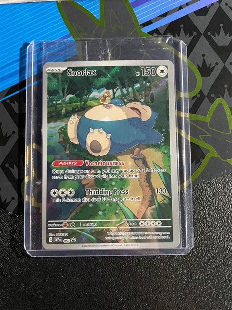 Pokemon 151 English Snorlax Promo Hobbies And Toys Toys And Games On