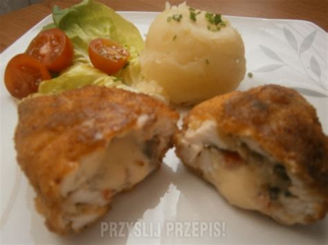 Kotlety Drobiowe Nadziewane Pieczarkami I Serkiem Topionym Przepis