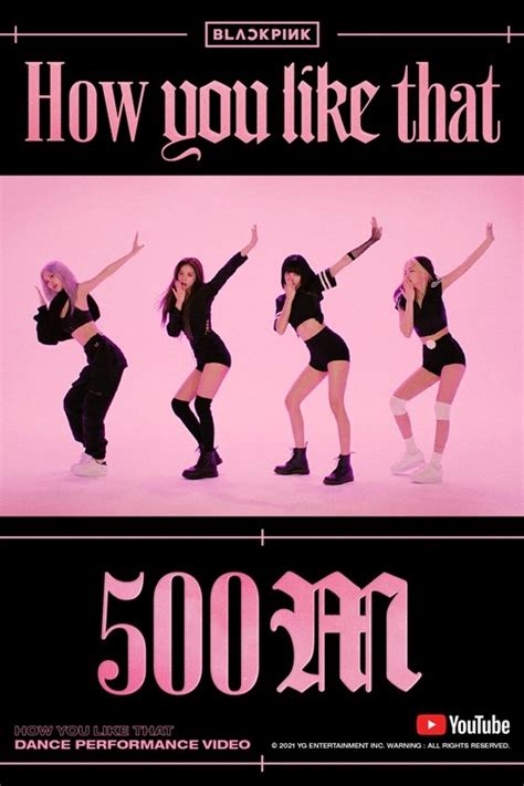 Blackpink《how You Like That》舞蹈視頻youtube突破5億點擊大關 Yahoo奇摩汽車機車
