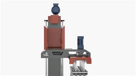 Classic Single Column Case Packer D Model Turbosquid