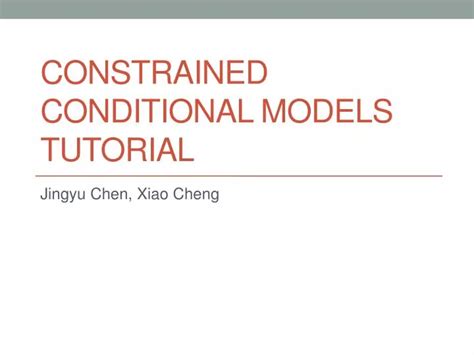 Ppt Constrained Conditional Models Tutorial Powerpoint Presentation Free Download Id2773503