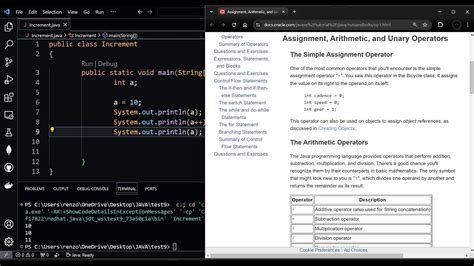 Compound Assignment Increment And Decrement Operators Java Youtube