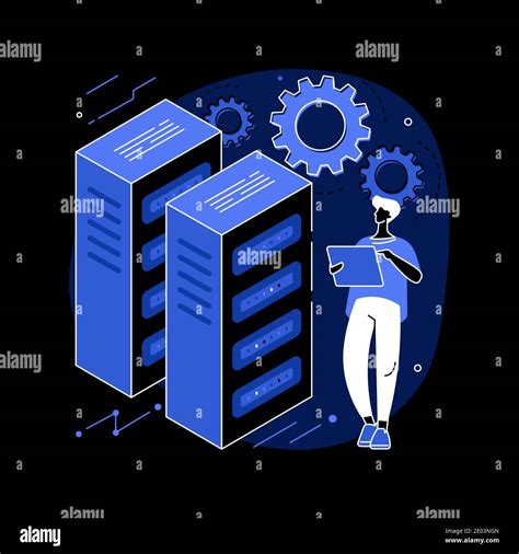 System Administration Abstract Concept Vector Illustration Stock Vector