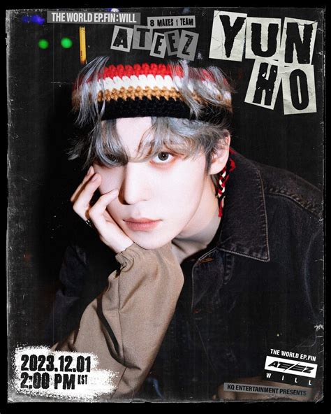 ATEEZ 에이티즈 THE WORLD EP FIN WILL Character Poster ATEEZ 에이티즈 AMINO Amino
