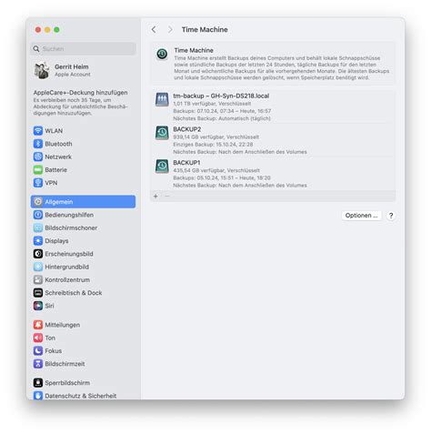 Macos Time Machine Backup Auf Synology Nas Curius