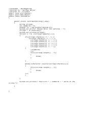 CountWords Java Filename BirdSighting Written By Sarthak Gajjar