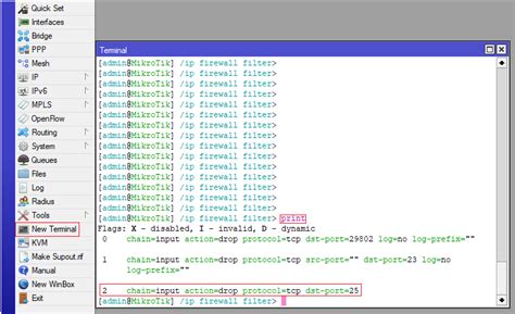 Mikrotik Console Mikrotik Console