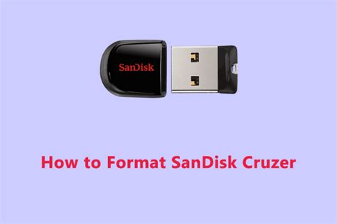 How To Format SanDisk Cruzer USB Flash Drive Windows 10 11