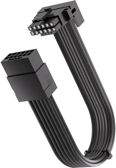 Mviioe 12vhpwr 90° Angled Adapter Pci E 5 0 Female To Male Extension