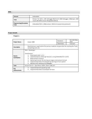 RajResume PDF