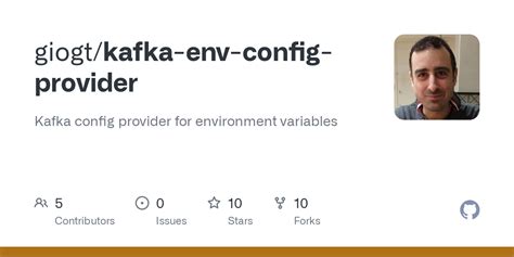 Github Giogtkafka Env Config Provider Kafka Config Provider For