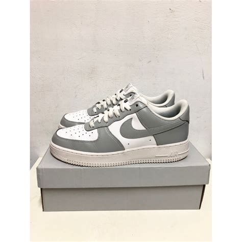 Nike Air Force 1 Grey White 灰白 煙灰 AF1 休閒鞋 空軍一號 小Dior 蝦皮購物
