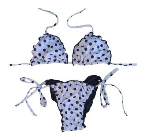 Biquini Feminino Ripple Dupla Face Cortininha Levanta Bumbum