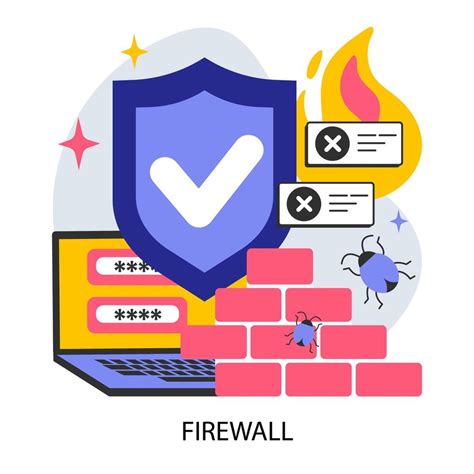 Cortafuegos Red Seguridad Dispositivo Supervisión Entrante Y Saliente