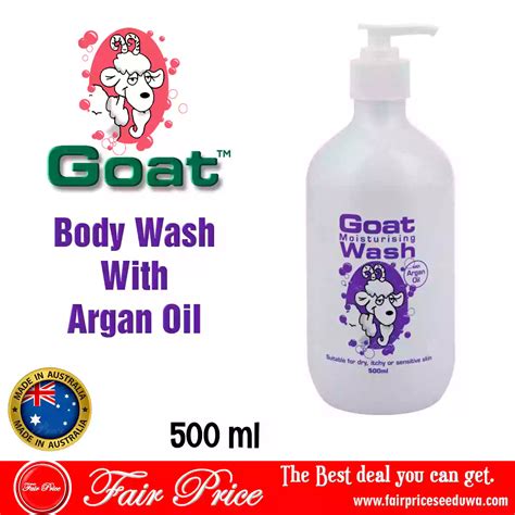 Goat Body Wash With Argan Oil 500ml Fair Price Seeduwa