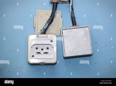 Three Phase Electrical Socket Stock Photo Alamy