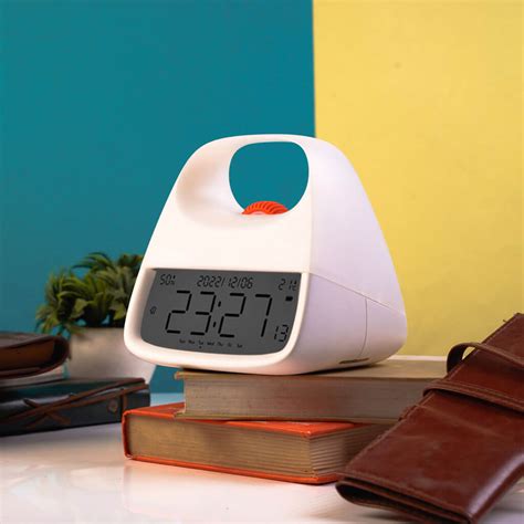 Buy Night Lamp With Clock Online Home Decor T