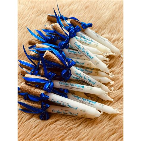 Personalized Candles Jute String Abaca Shopee Philippines