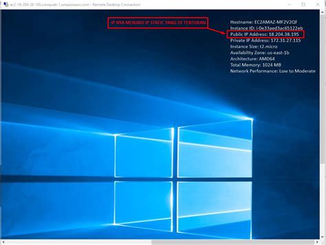 Membuat Microsoft Windows Server Dengan Elastic IP DS Network