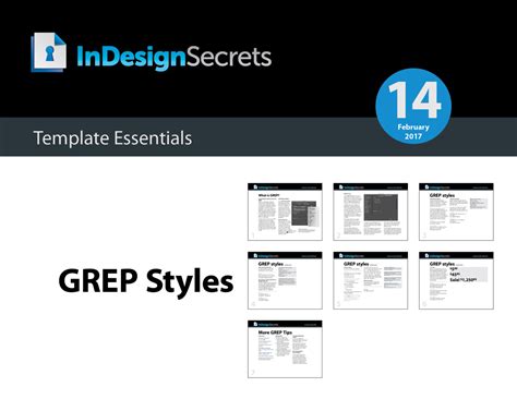 InDesign Template Essentials GREP Styles CreativePro Network